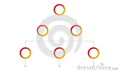 Multi-level Marketing Business Template. Blank Mlm Structure On White ...