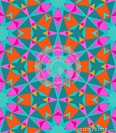 Multicolor Geometric Pattern In Bright Color. Stock Image - Image: 34632531
