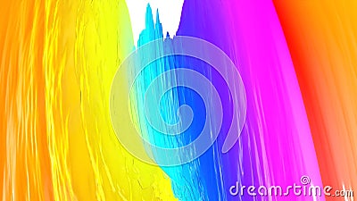 Multicolored Abstract Animated Background. Spiraling. 3d Render Stock ...