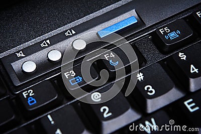 Multimedia Laptop Keys Stock Image - Image: 6139461