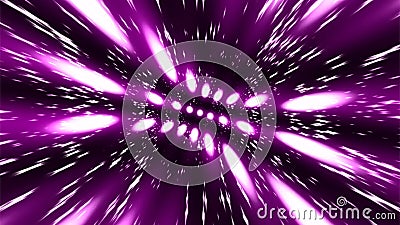 Multiple Color Particle Effect Warping into Center Screen Stock Video ...