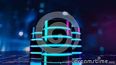 Multiple Database Is Placed On Relational Database Tables With Server ...