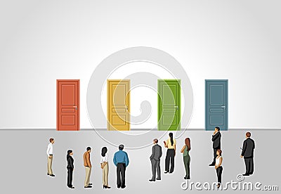 Multiple Options. Cartoon Vector | CartoonDealer.com #27709059