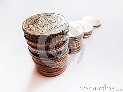 Multiple Stacks Of Coins Stock Image | CartoonDealer.com #44767747