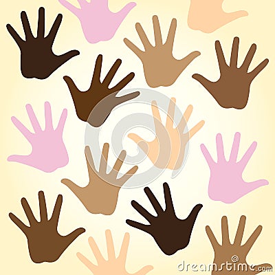 Multiracial Hands Stock Images - Image: 17490754