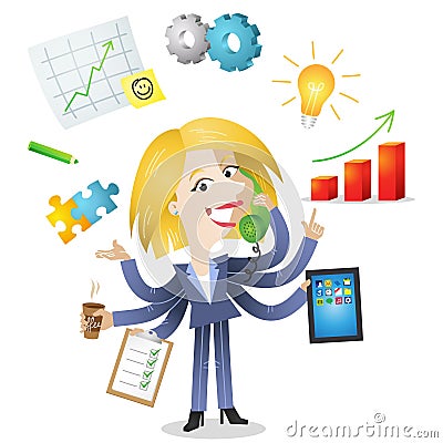 Cartoon Woman Headset Stock Illustrations – 4,915 Cartoon Woman Headset ...