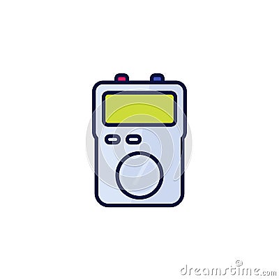 Multitester Icon On White, Vector | CartoonDealer.com #218668913