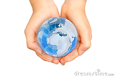 Mundo En Manos Imagenes de archivo - Imagen: 15115094