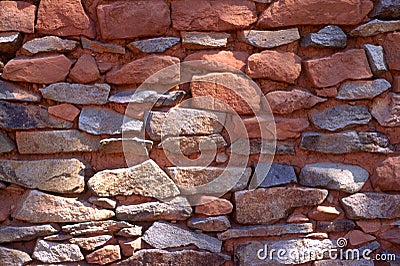 Mur En Pierre Rouge Rustique Photo stock - Image: 54571052