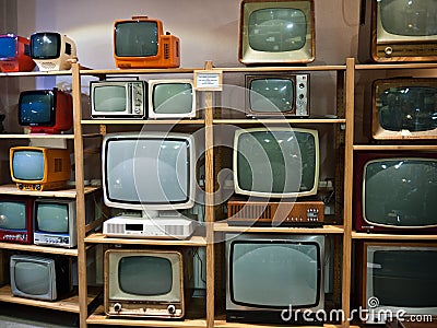 Museum Of Old Tv Editorial Image - Image: 50945995