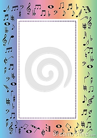 Music Border Stock Photo - Image: 21210620