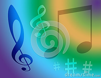 Music Notes Royalty Free Stock Images - Image: 650889