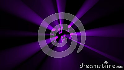 Musical Notes and Light Rays on Black Background Stock Footage - Video ...