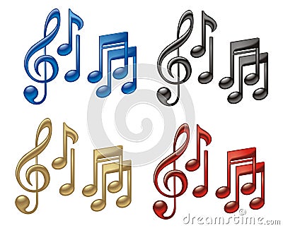 Musik-Symbole Stockbild - Bild: 22339701
