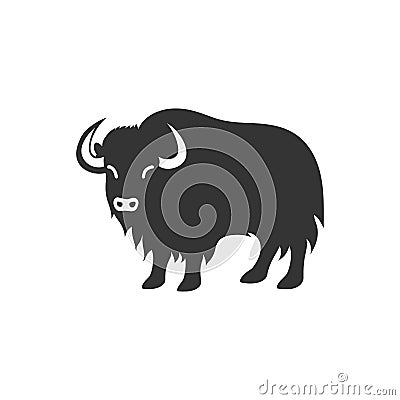 Musk Ox Icon Vector Illustration | CartoonDealer.com #293140088