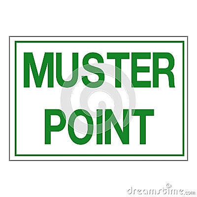 Muster Point Symbol Sign, Vector Illustration, Isolate On White ...