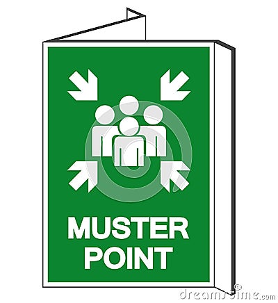 Muster Point Symbol Sign, Vector Illustration, Isolated On White ...