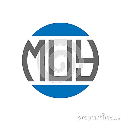 MUY Letter Logo Design On White Background. MUY Creative Initials ...