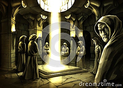 Mystic Ritual (raster Artwork By Oleksiy Tsuper) Royalty Free Stock ...