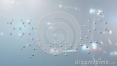 Nadh Molecular Structure, 3d Model Molecule, 1.4-Dihydronicotinamide ...