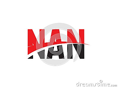 NAN Letter Initial Logo Design Vector Illustration | CartoonDealer.com ...