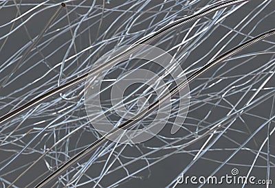 Nanofibers, 3D Illustration, A Novel Class Of Materials Royalty-Free ...