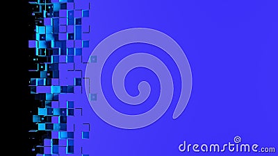 Nanotech Abstract Horizontal Transition Stock Footage - Video of cell ...