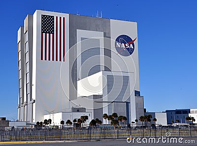 NASA's Vehicle Assembly Building (VAB) Editorial Photography - Image ...