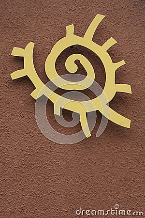 Native American Sun Symbol Royalty Free Stock Images - Image: 15041239