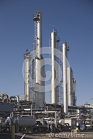 Natural Gas Processing Plant Royalty Free Stock Photos - Image: 6780048