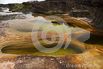 Natural Pools, Mount Roraima Stock Photo - Image: 44905754