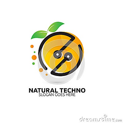 Techno Lab Logo Vector, Concept with Circuit Electron, Element,icon ...