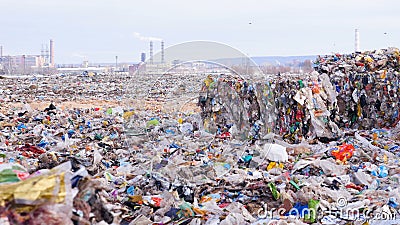 Nature Contamination. Trash and Garbage in Piles Stock Footage - Video ...