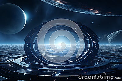 Navigate Through A Cosmic Labyrinth Where Agile Stock Photography ...