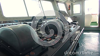 Captains View on a Fire Island Ferry in Rough Water on a Windy Day ...
