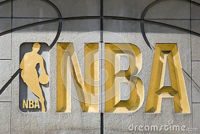 NBA Sign Editorial Photography - Image: 19186782