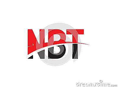 NBT Letter Initial Logo Design Vector Illustration | CartoonDealer.com ...