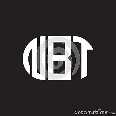 NBT Letter Logo Design On Black Background. NBT Creative Initials ...