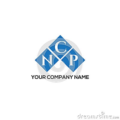 NCP Letter Logo Design On BLACK Background. NCP Creative Initials ...