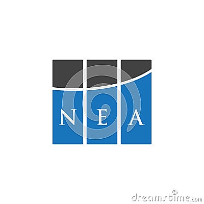 NEA Letter Logo Design On WHITE Background. NEA Creative Initials ...