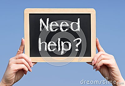 Need Help Sign Stock Image - Image: 34679431