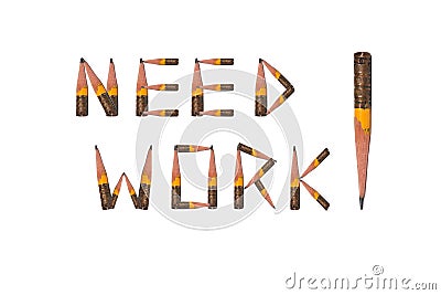 Need Work! Stock Photos - Image: 7707843