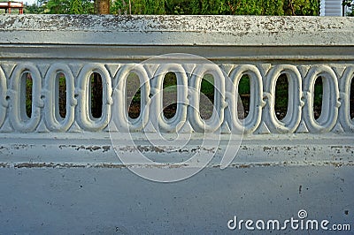 Neo-Gothic Architecture Stucco Work On Compound Wall Royalty-Free Stock ...