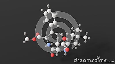 Neotame Molecule, Molecular Structure, E961, Ball And Stick 3d Model ...