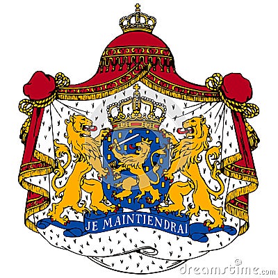 Flag of Rotterdam City, Netherlands. Stock Illustration - Illustration ...