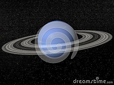 Netuno E Anéis - 3D Rendem Ilustração Stock - Imagem: 40123477