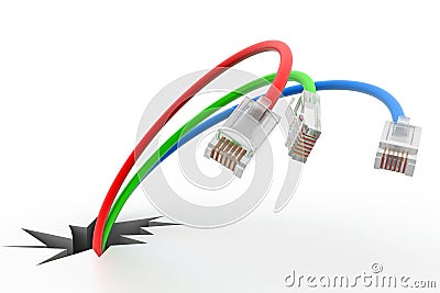 Network Cables Royalty-Free Illustration | CartoonDealer.com #48729081