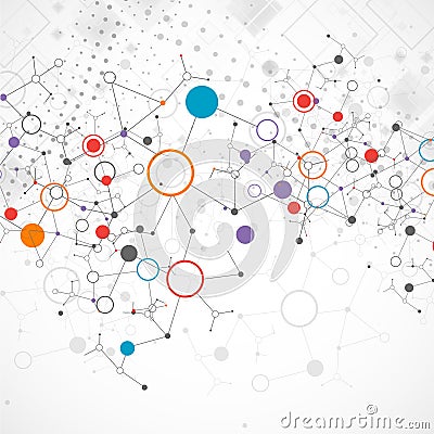 Color Technology Service Online Icons Stock Illustration - Illustration ...