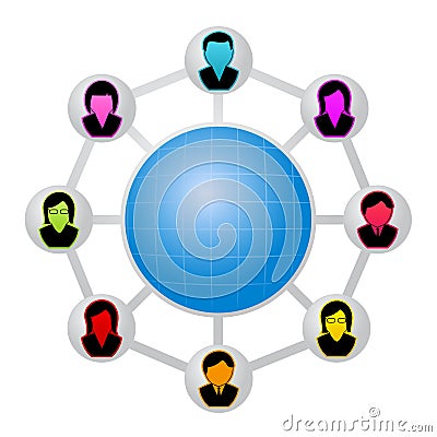 Network Of People Stock Photography - Image: 26060062
