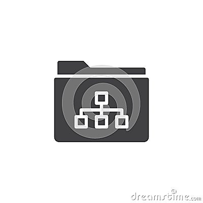 Network Shared Folder Icon Vector | CartoonDealer.com #108209241